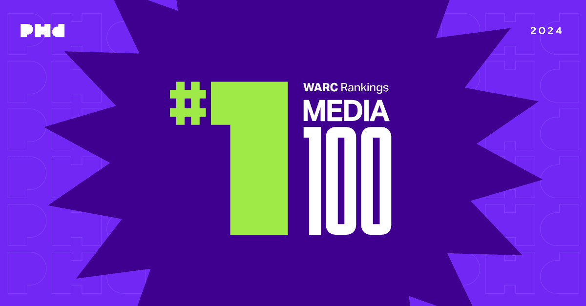 PHD Secures the Top Spot in the Warc Media 100 Rankings as the Highest-Ranked Network for the ...
