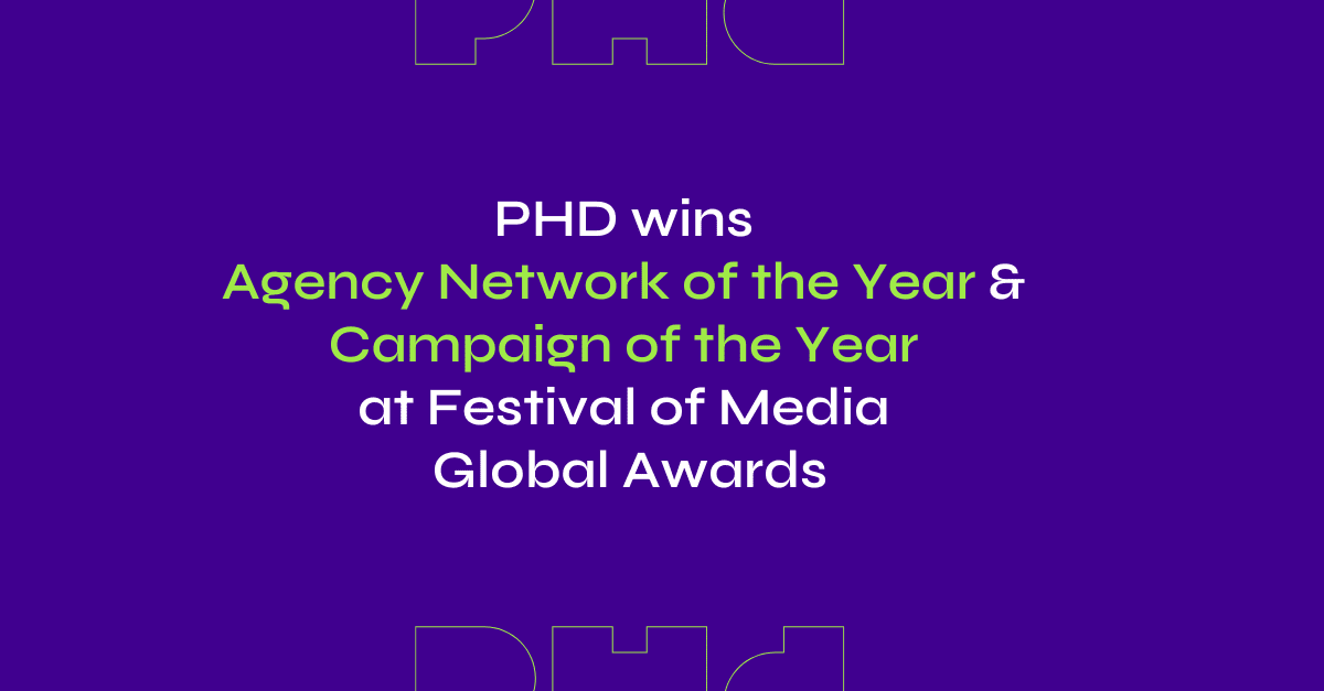 PHD named Agency Network of the Year at Festival of Media Global Awards ...