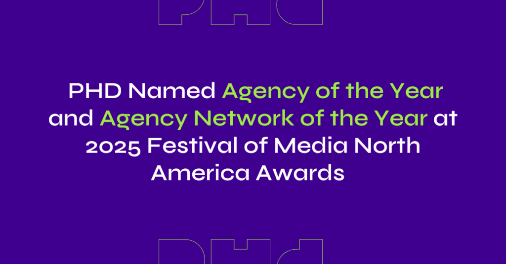 PHD Named Agency of the Year and Agency Network of the Year At 2025 ...